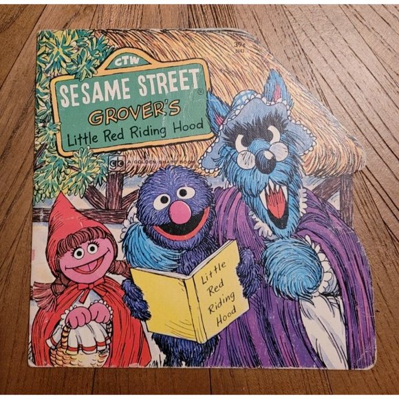 Other | Sesame Street Grovers Little Red Riding Hood Golden Book 1979 ...